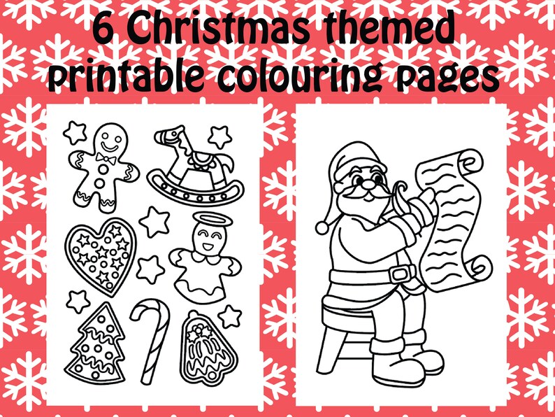 Printable Christmas Colouring Pages | Christmas Activity | Festive ...