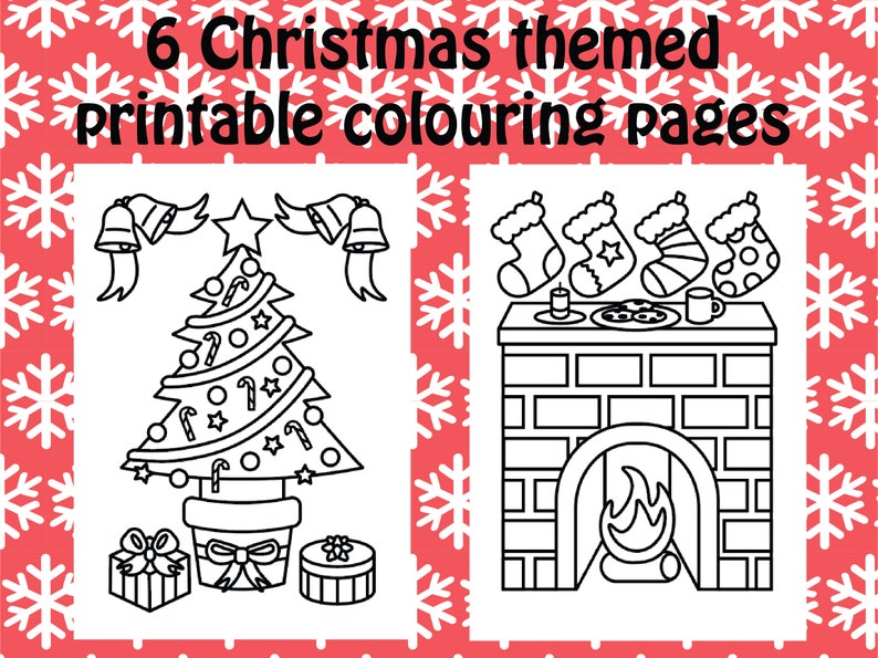 Printable Christmas Colouring Pages | Christmas Activity | Festive ...