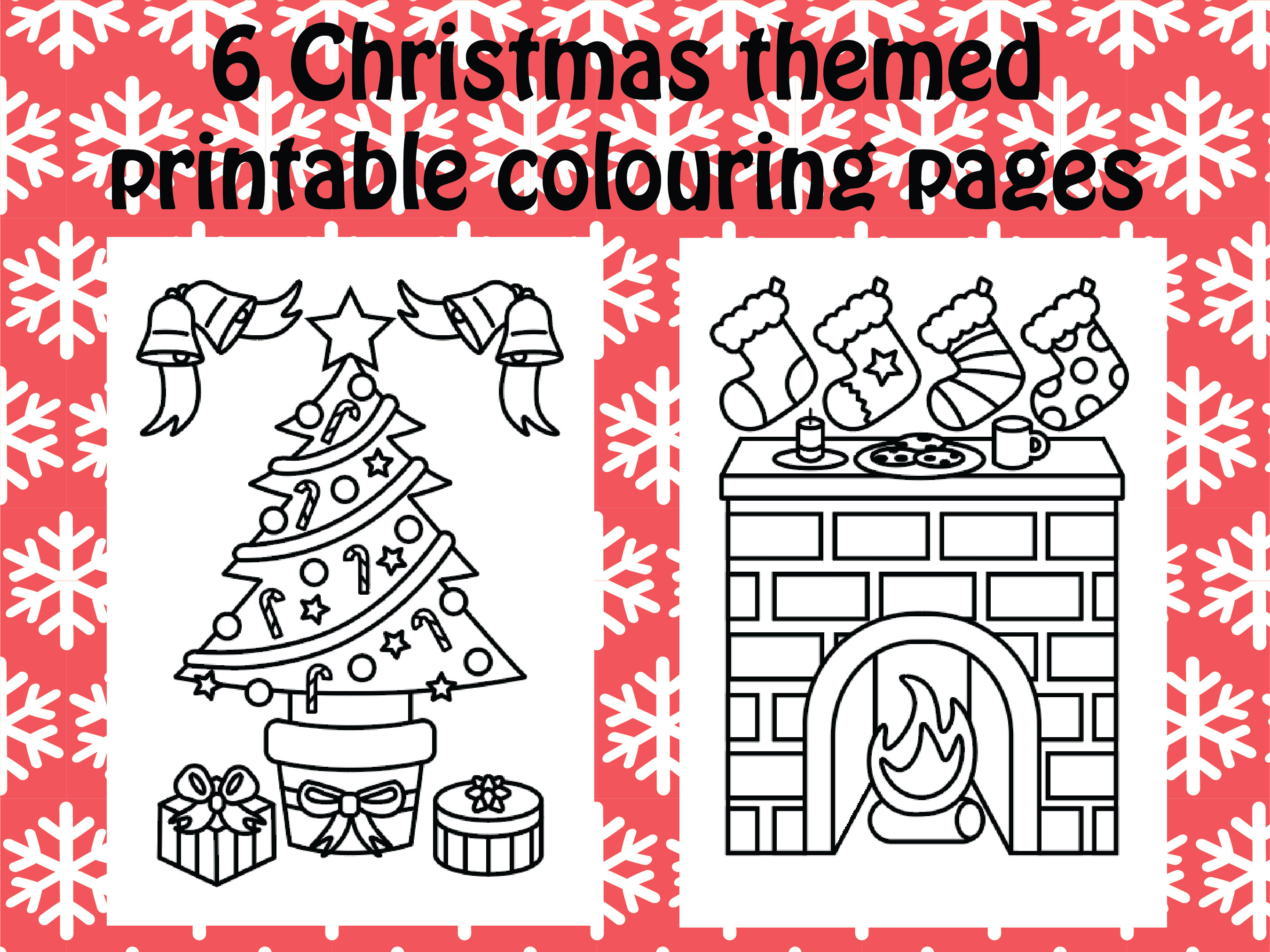 Printable Christmas Colouring Pages | Christmas Activity | Festive ...