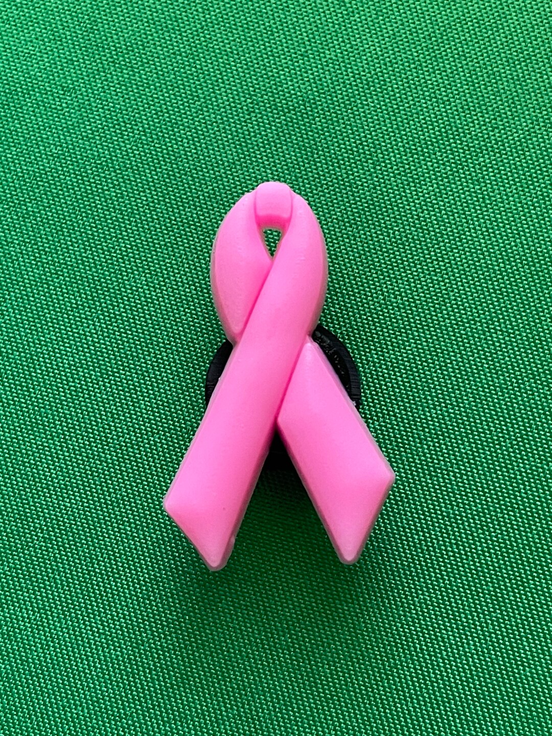 Pink Awareness Ribbon Shoe Charm - Etsy