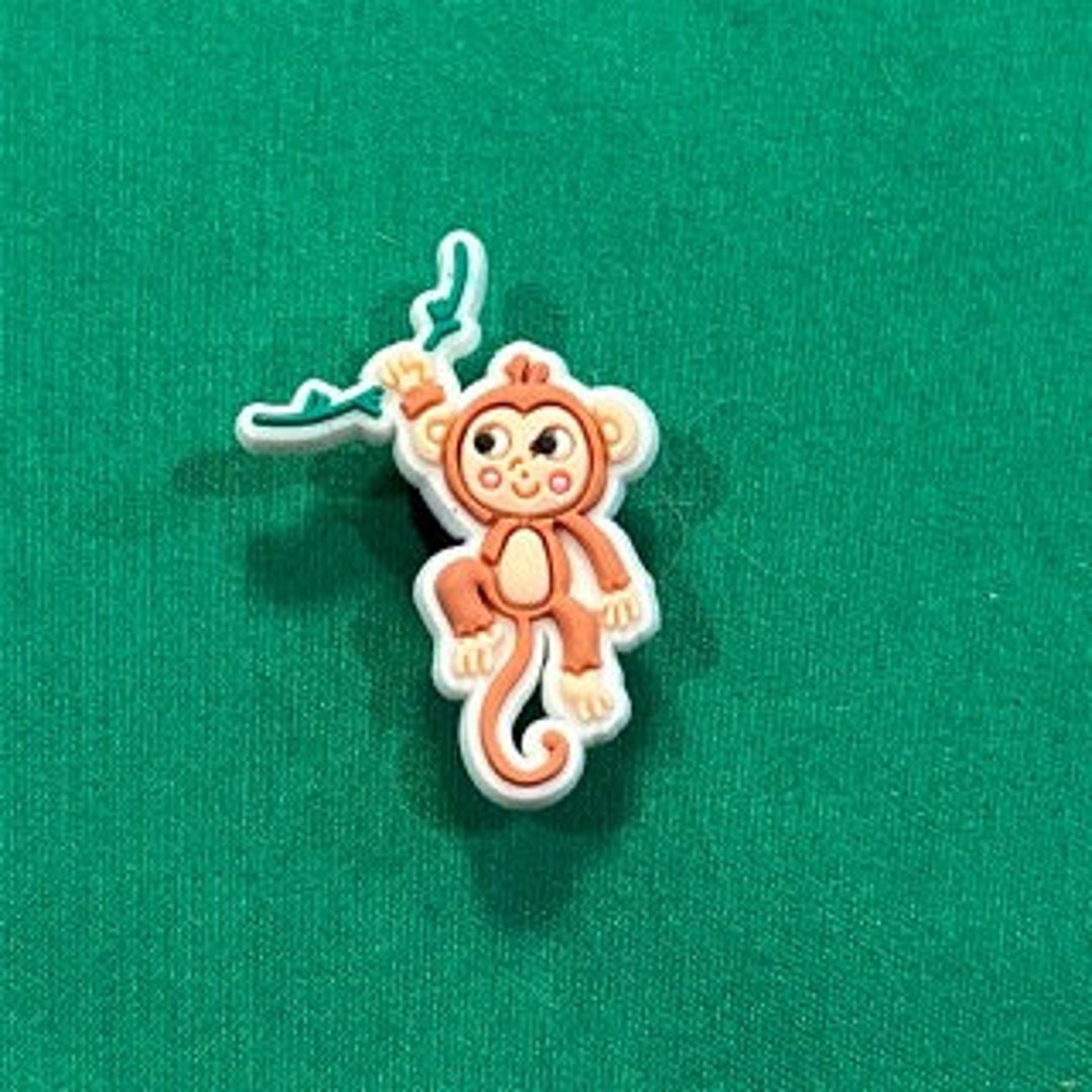 Swinging Monkey Shoe Charm - Etsy