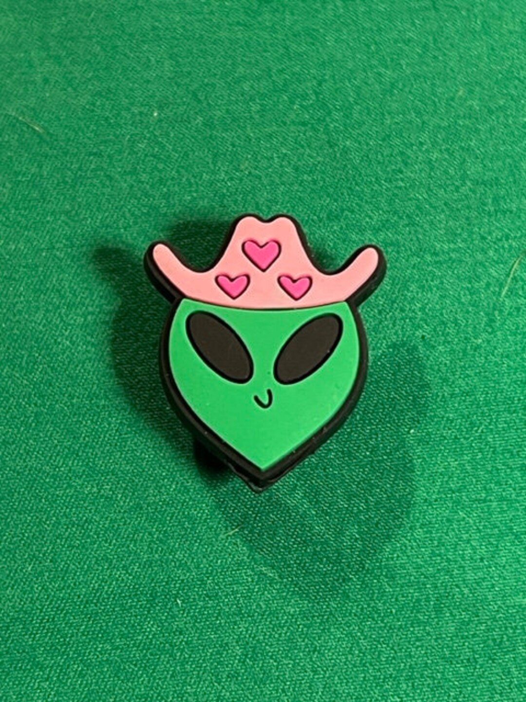 Green Alien With Pink Cowboy Hat Shoe Charm - Etsy