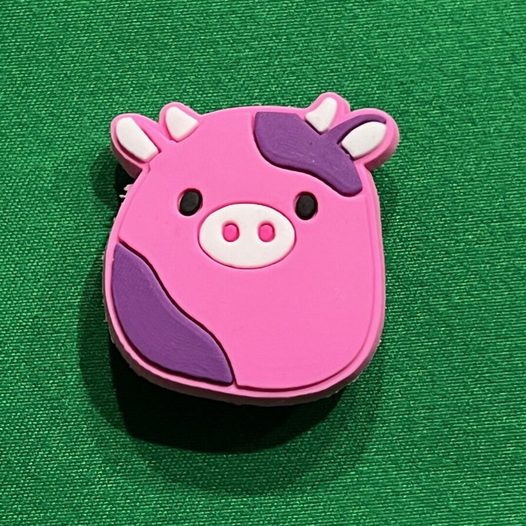 Hot Pink Cow Shoe Charm - Etsy