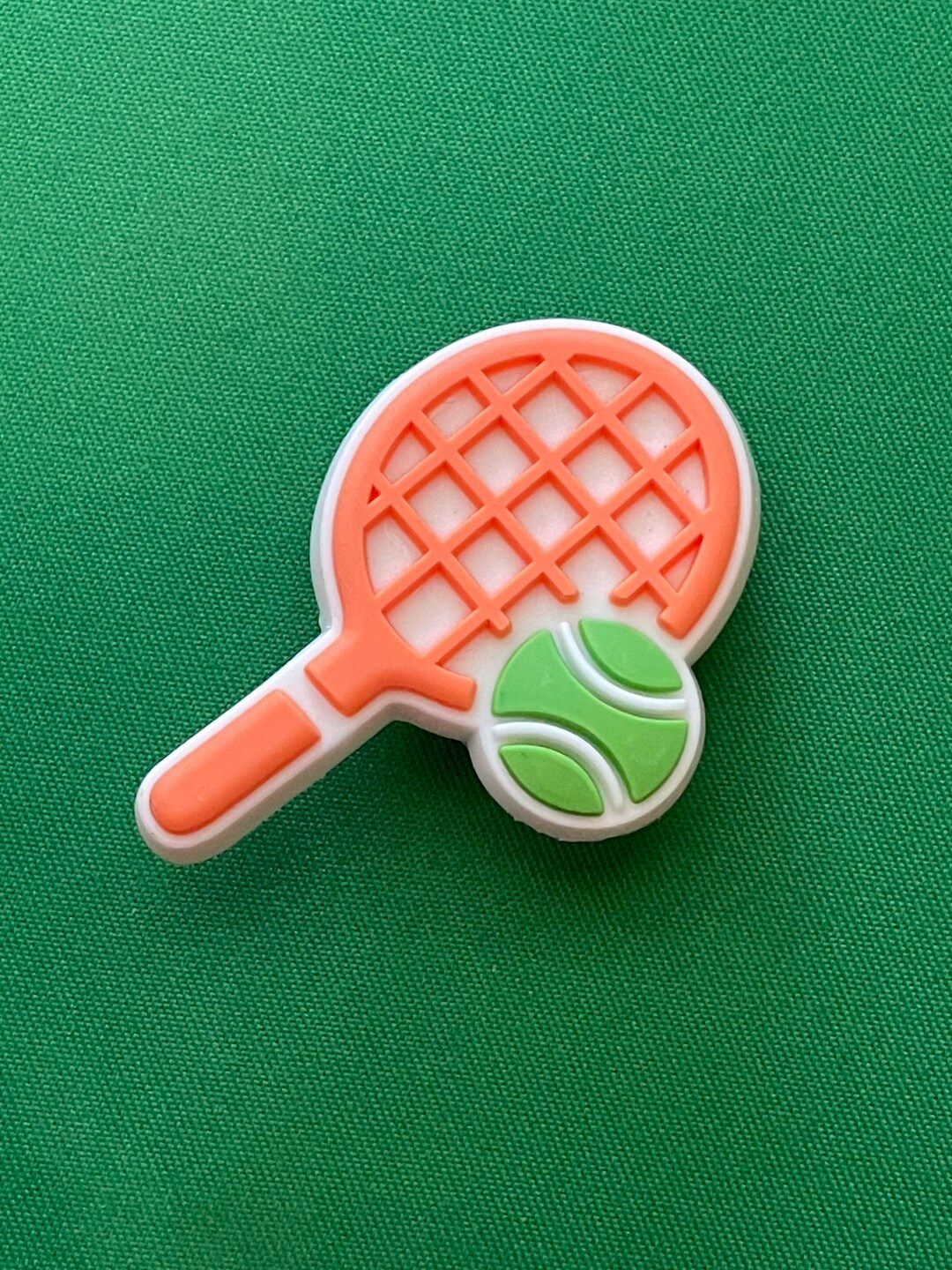Tennis Racket With Tennis Ball Shoe Charm - Etsy