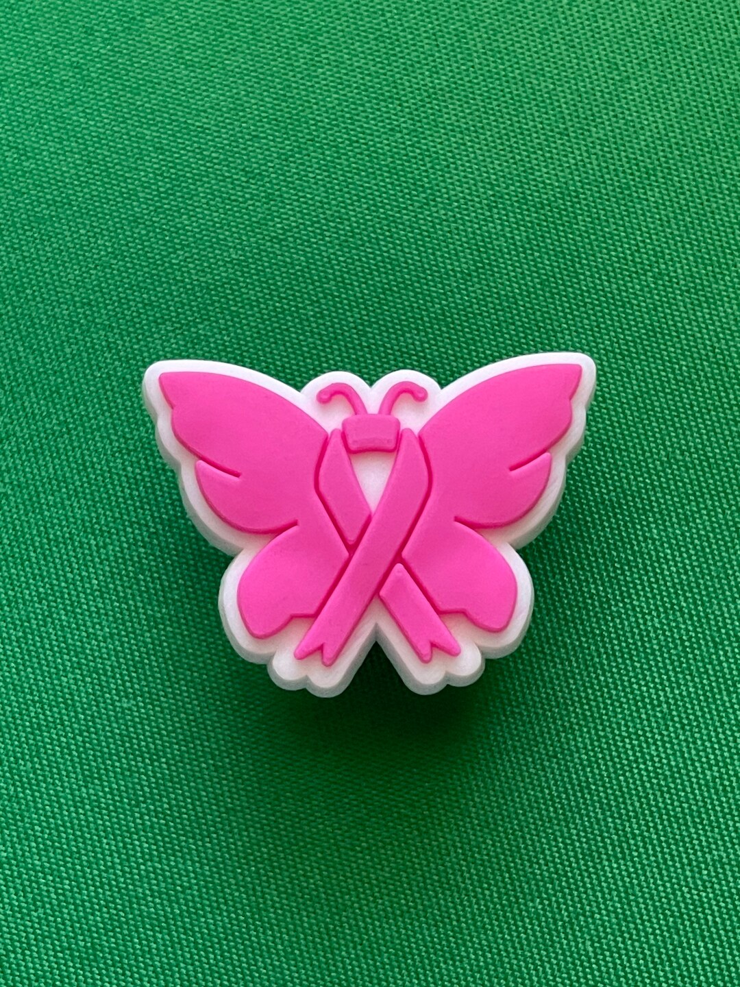 Pink Butterfly Awareness Ribbon Shoe Charm - Etsy