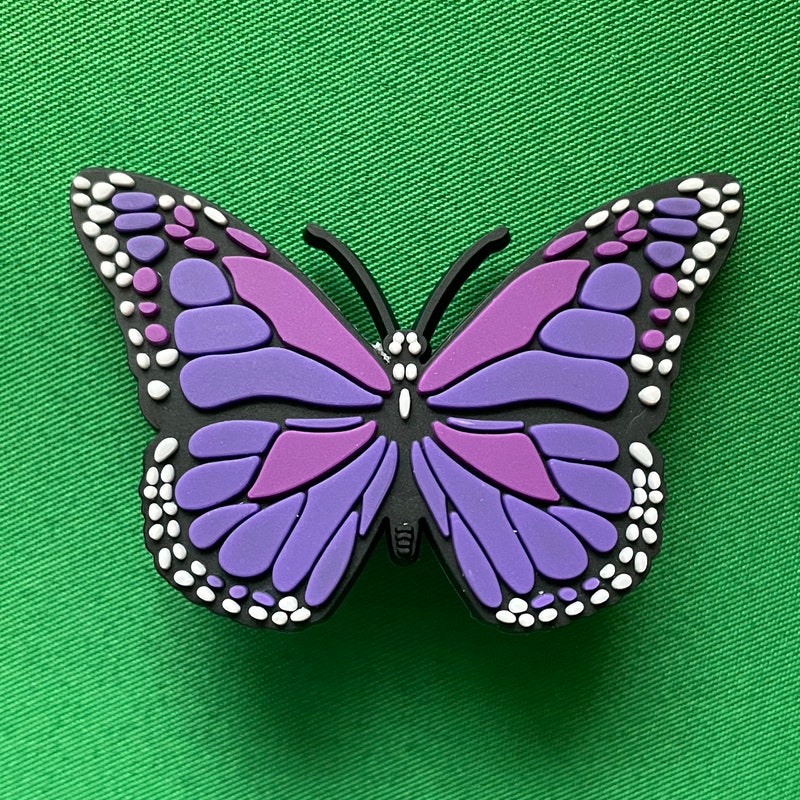 Purple Butterfly Charms - Etsy
