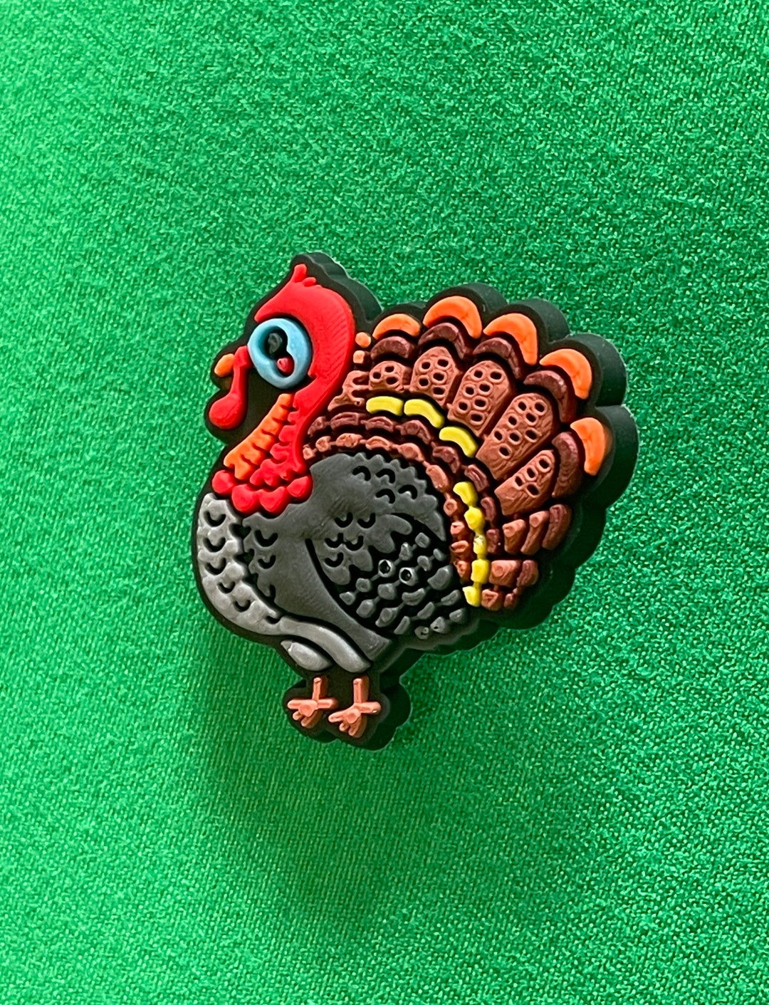 Thanksgiving Turkey Shoe Charm - Etsy