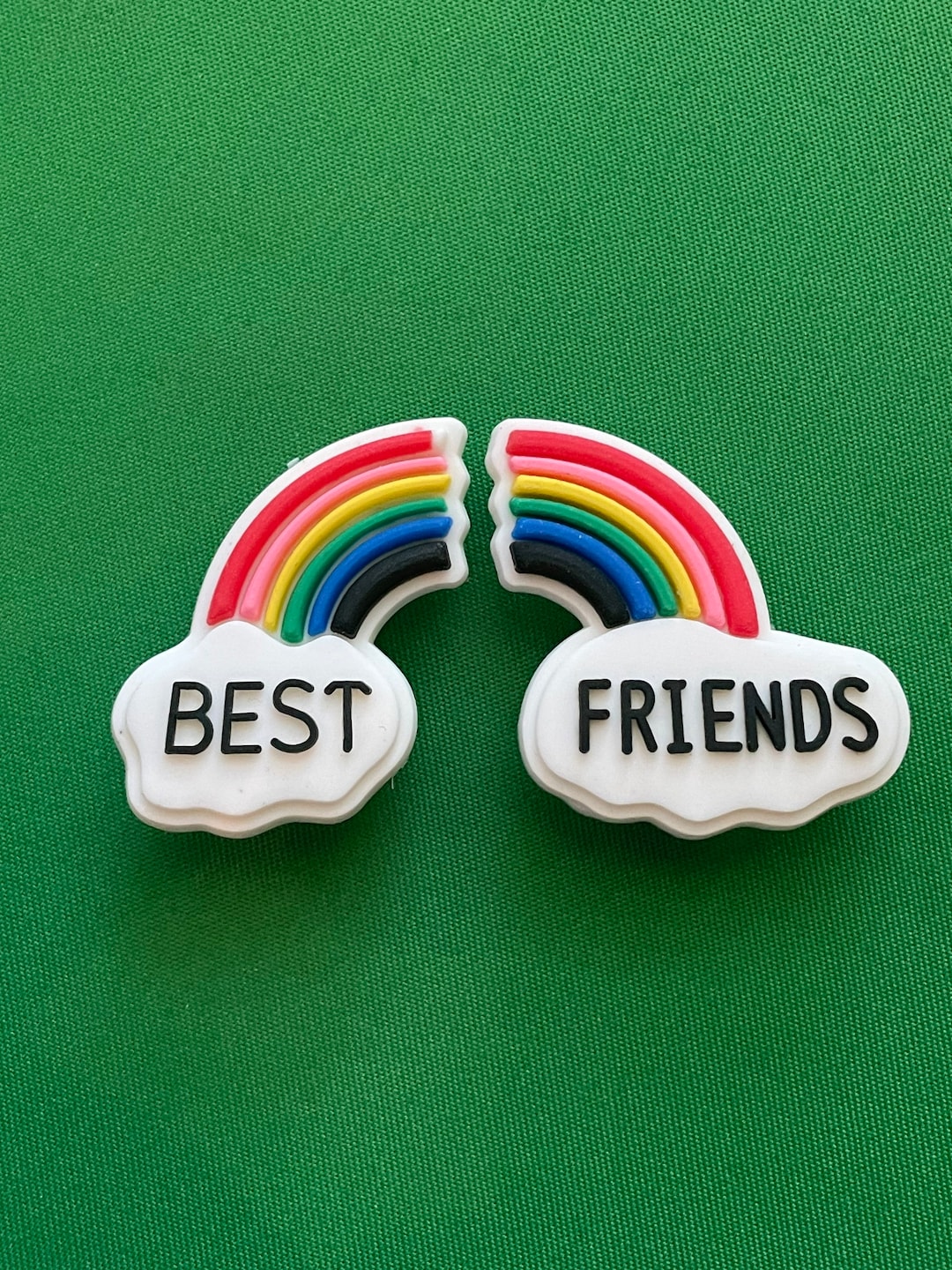 Best Friends Rainbow Set Shoe Charms - Etsy