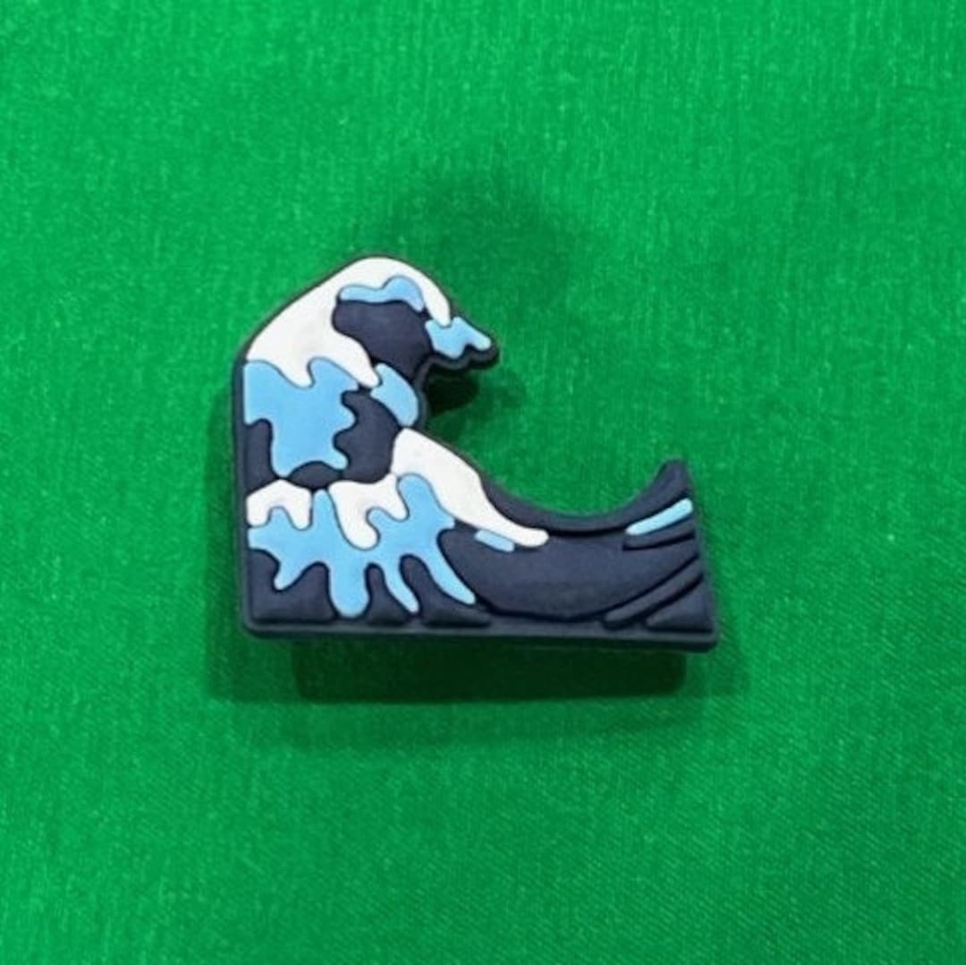 Ocean Waves Shoe Charm - Etsy