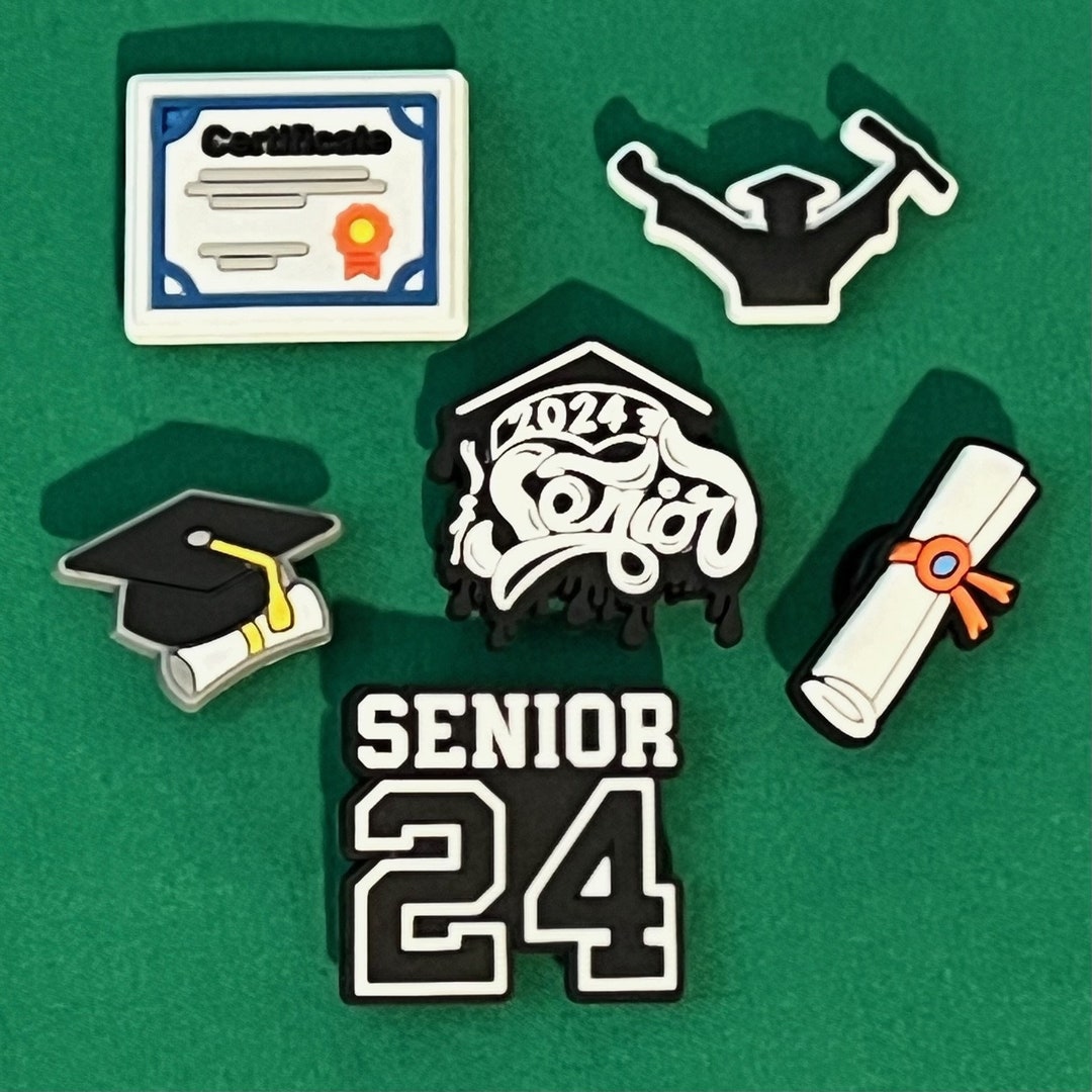 Class of 2024 Graduation Shoe Charm Set - Etsy