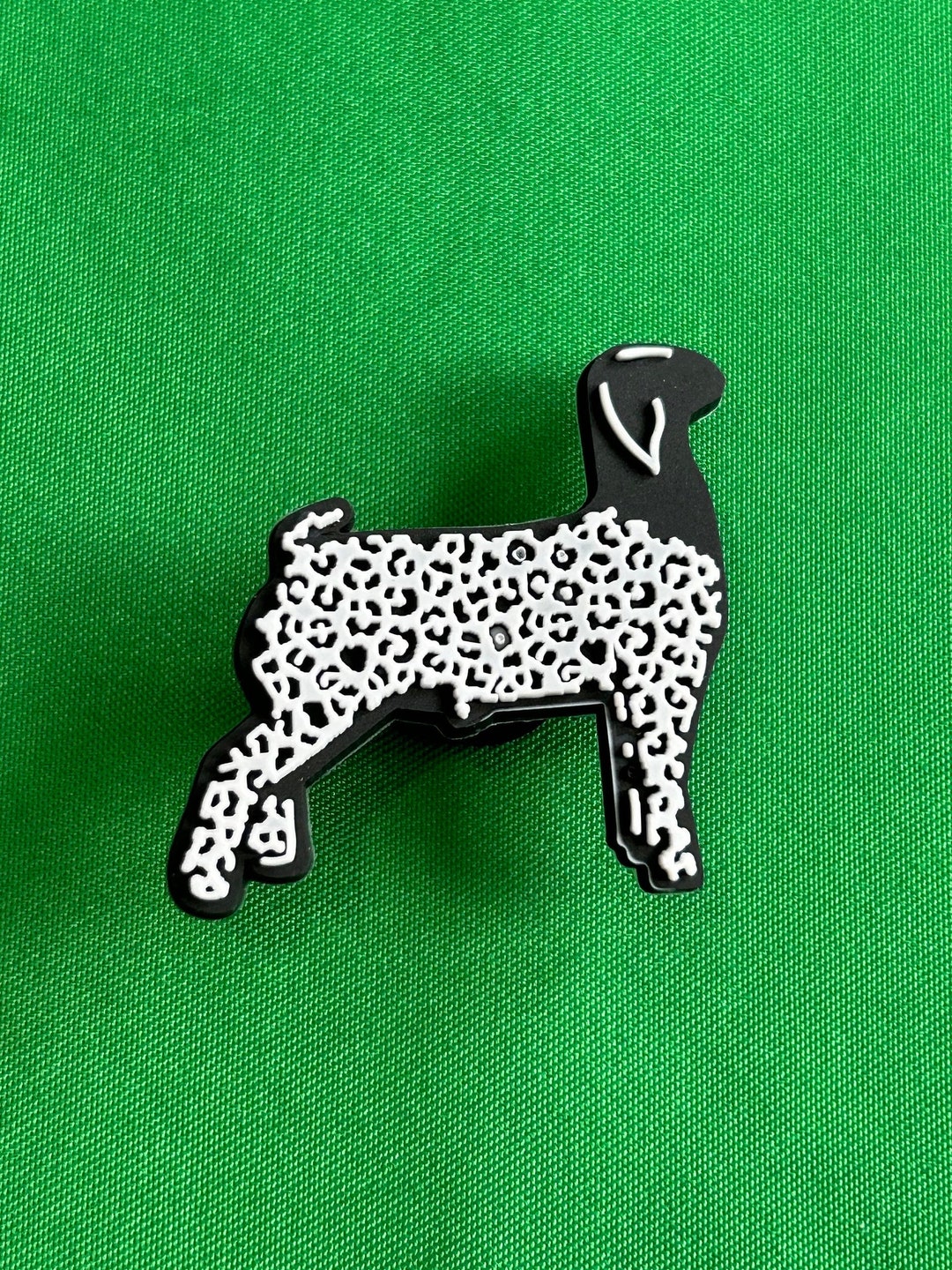 Leopard Print Show Goat Outline Shoe Charm - Etsy