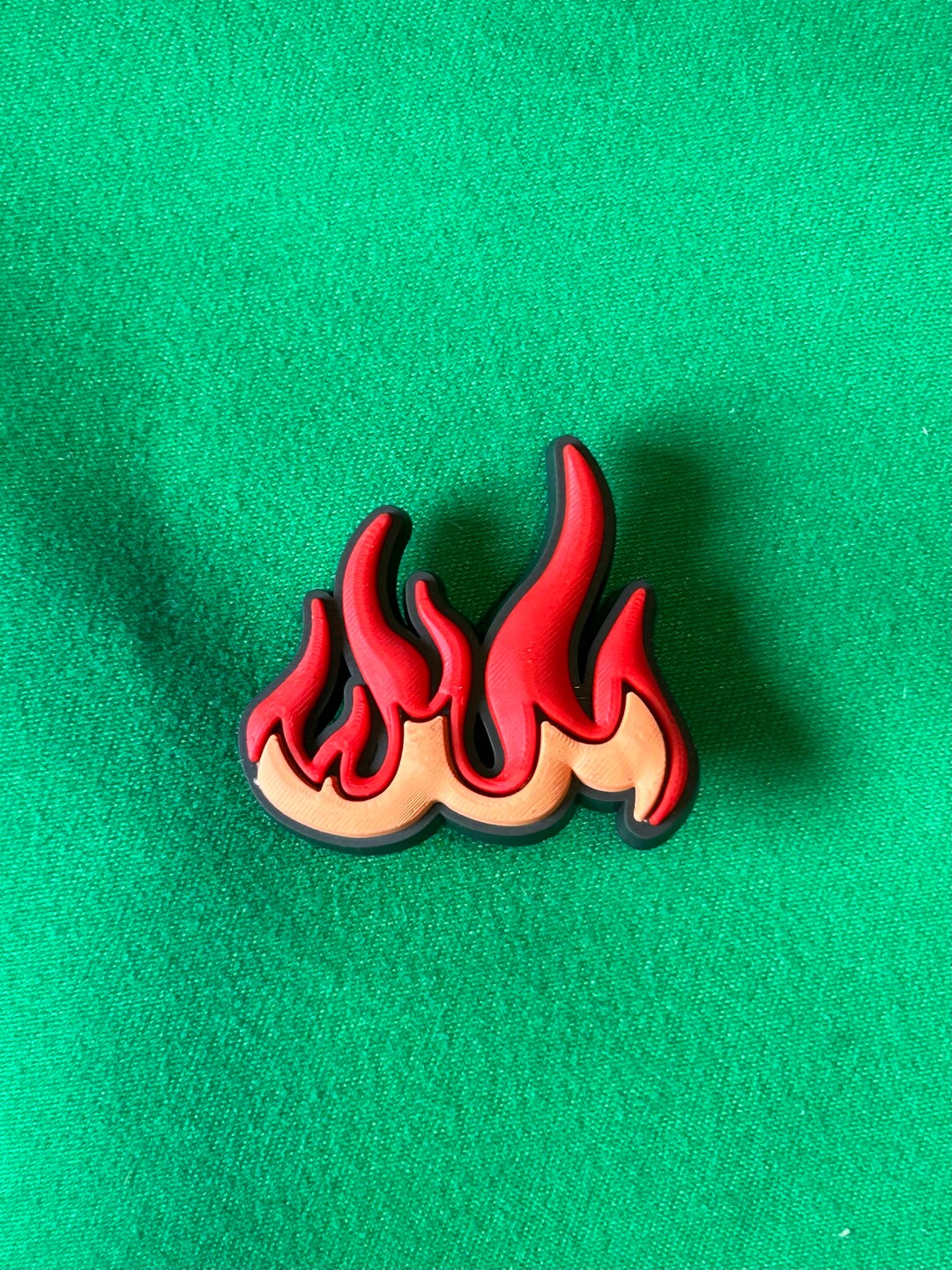 Fire Flames Shoe Charm - Etsy