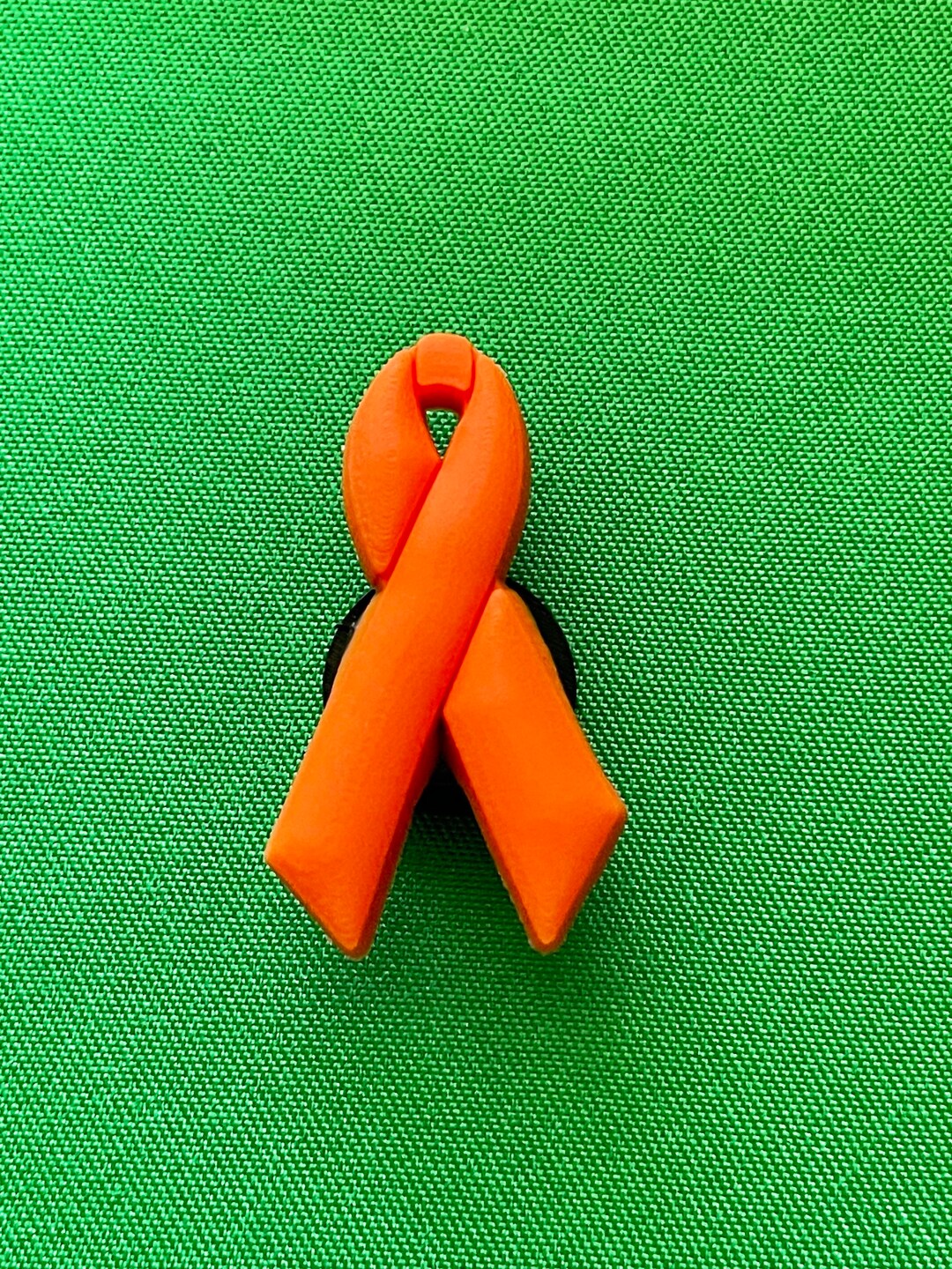 Orange Awareness Ribbon Shoe Charm - Etsy