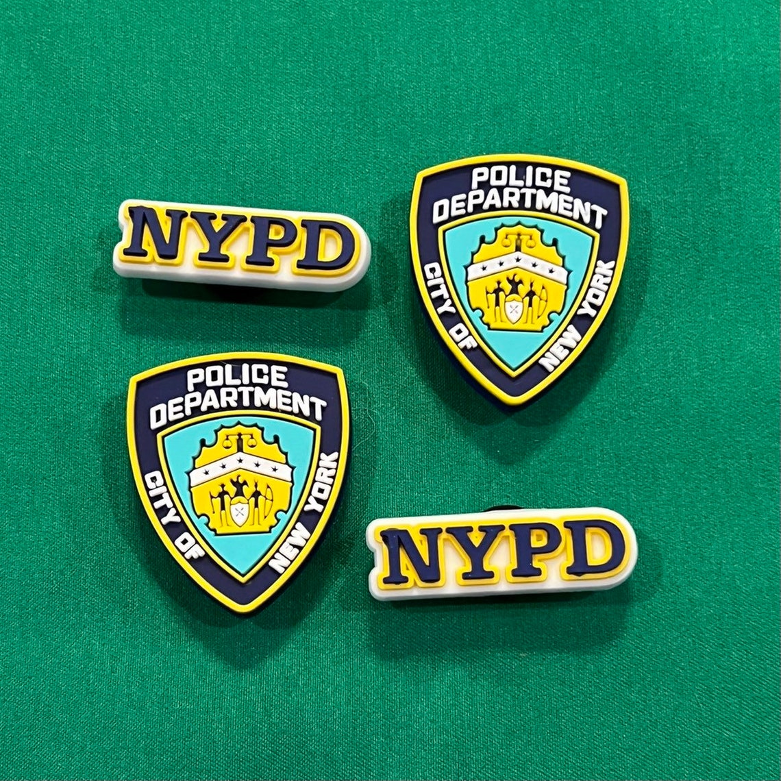 NYPD Police Shoe Charms Set - Etsy