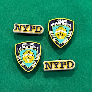 NYPD Police Shoe Charms Set - Etsy
