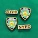 NYPD Police Shoe Charms Set - Etsy