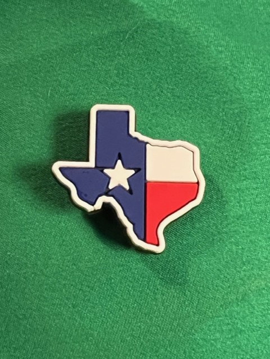 Texas Flag Shoe Charm - Etsy