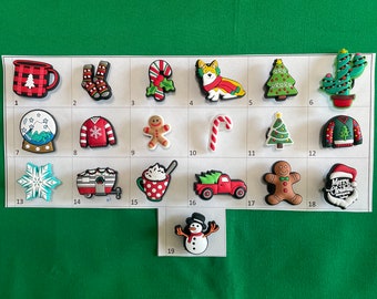 Christmas Croc Charms Holiday Shoe Charms Christmas Gift for Kids ...