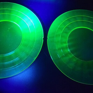 Hazel Atlas Block Optic Bread Plates - Set of 4 - Etsy