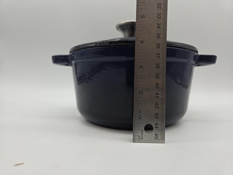 Crofton Navy Blue Dutch Oven Pot With Lid - Etsy