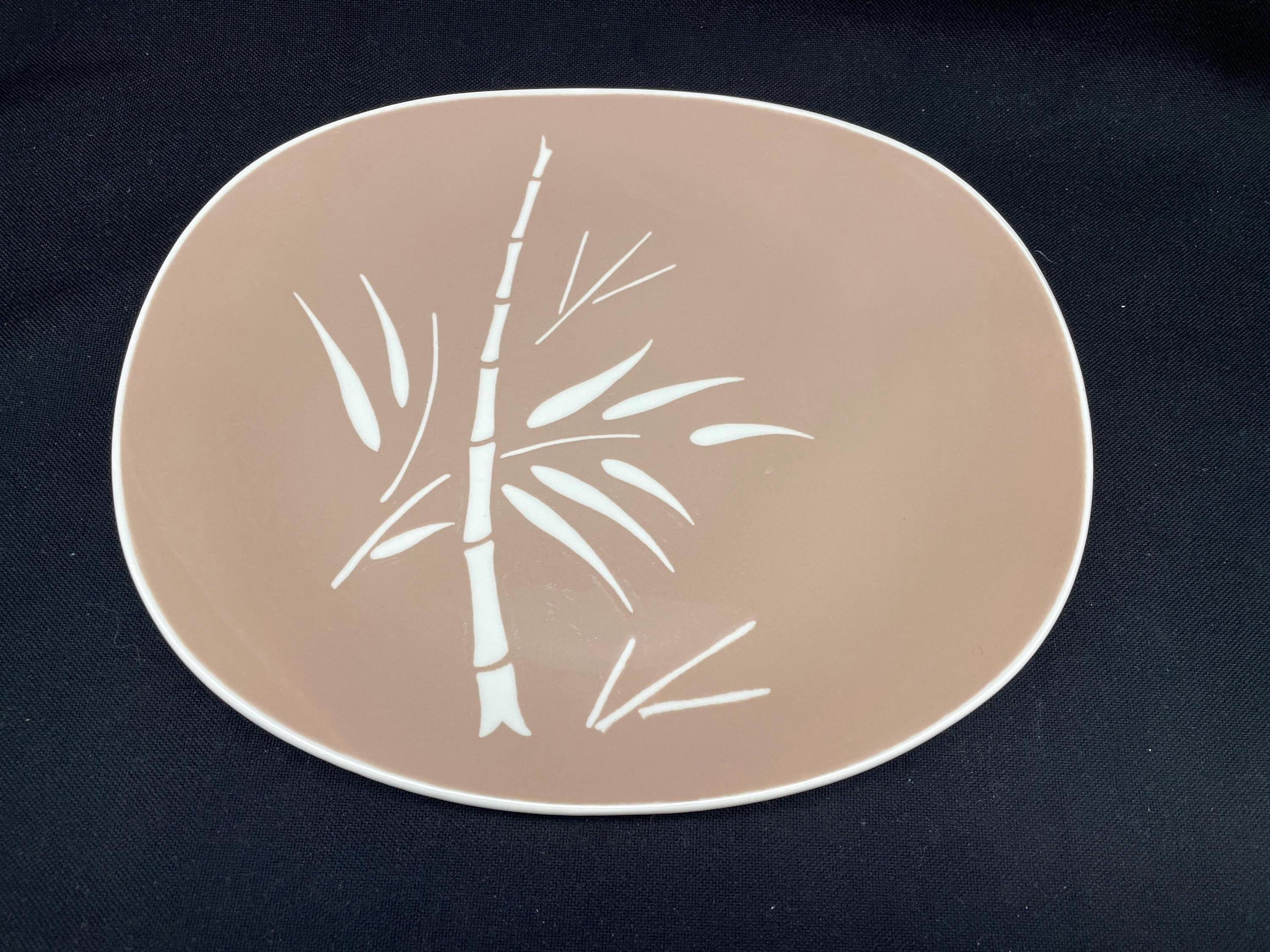 Vintage 1950s Harkerware Bamboo Platter 11 1/2" - Etsy