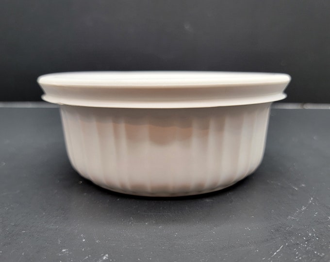 Corning Ware French White F-16-B 500ml Round Casserole Dish Ramekin ...