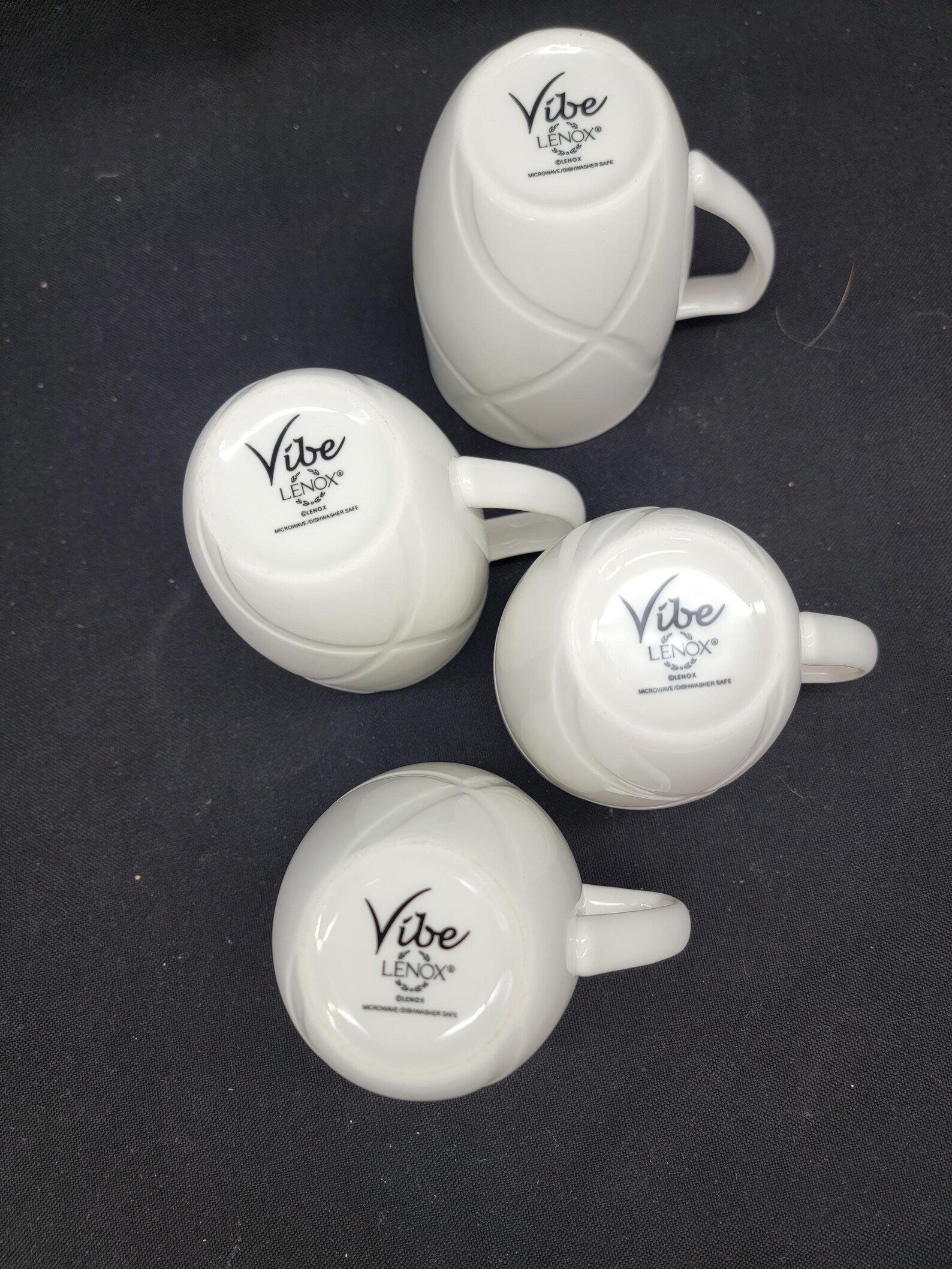 Lenox Vibe China Mugs Set of 4 - Etsy