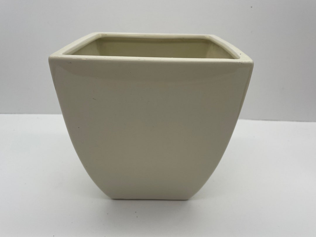 Cream Ceramic Planter - Etsy