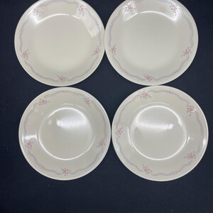 1990's Corelle English Breakfast (retired Pattern) 4 Bread and Butter ...