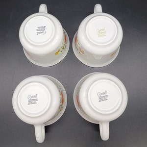 Corning Wildflower Cups Set of 4 - Etsy