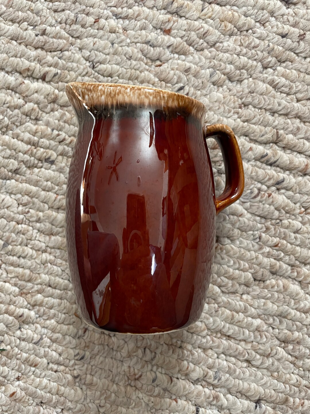 1960s Hull Drip Pottery Small Pitcher/creamer - Etsy