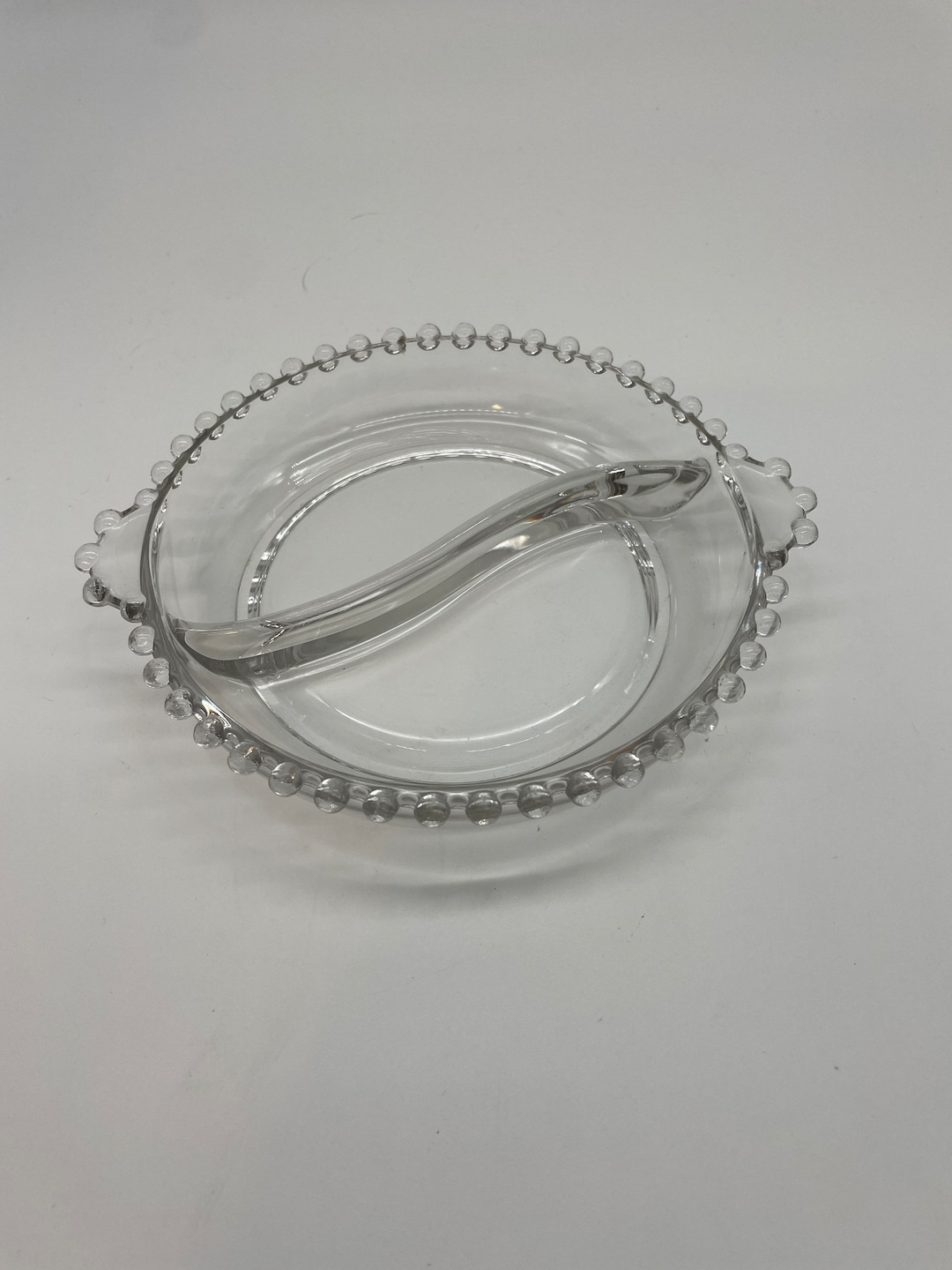 Imperial Glass Candlewick Divided Relish Dish, Candlewick Dish ...
