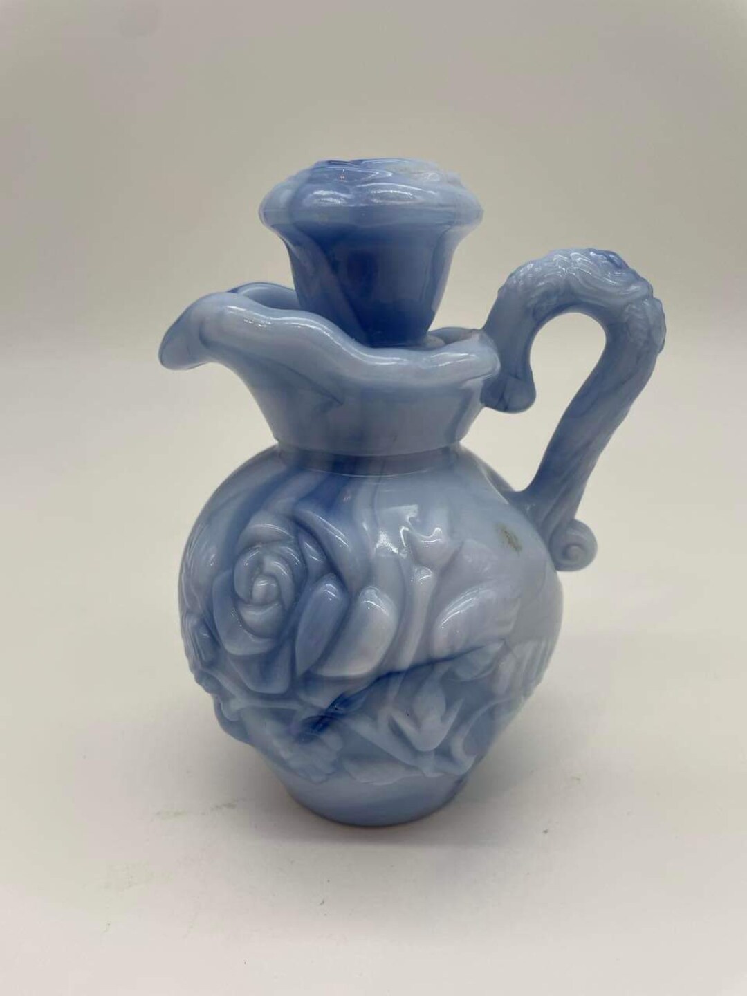 Vintage Avon Slag Glass Pitcher - Etsy