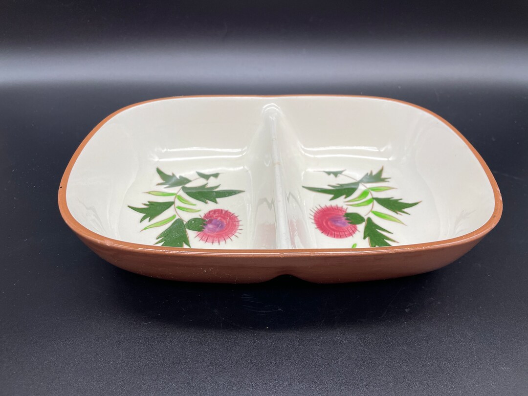 Stangl Pottery Divided Dish - Etsy