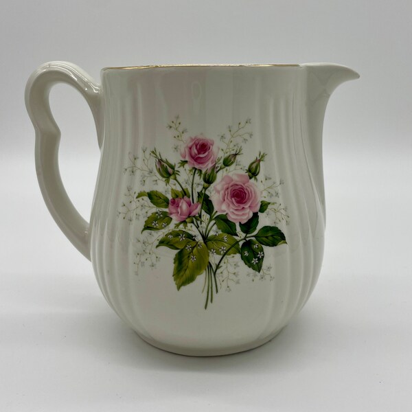 Pink Rose Pitcher - Etsy