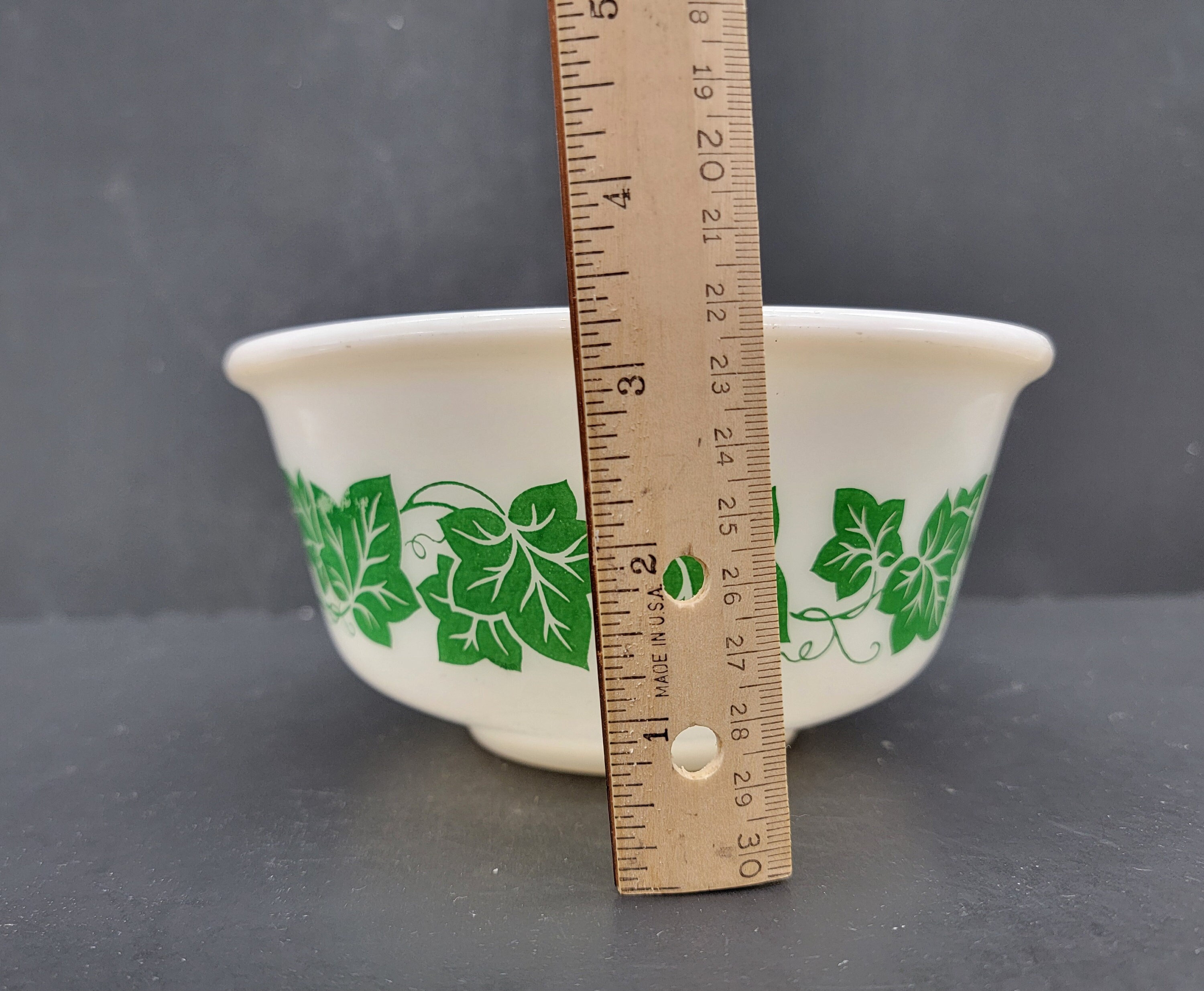 Hazel Atlas Ivy Bowl - Etsy