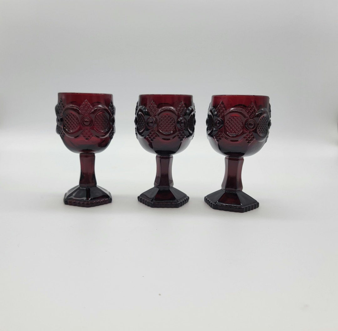 Avon 1876 Cape Cod Collection Cordial Goblets (set of 3) - Etsy