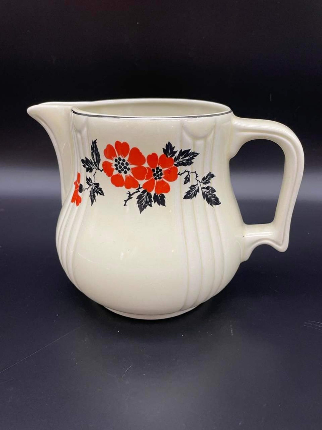 Vintage Hall Poppy Pitcher - Etsy