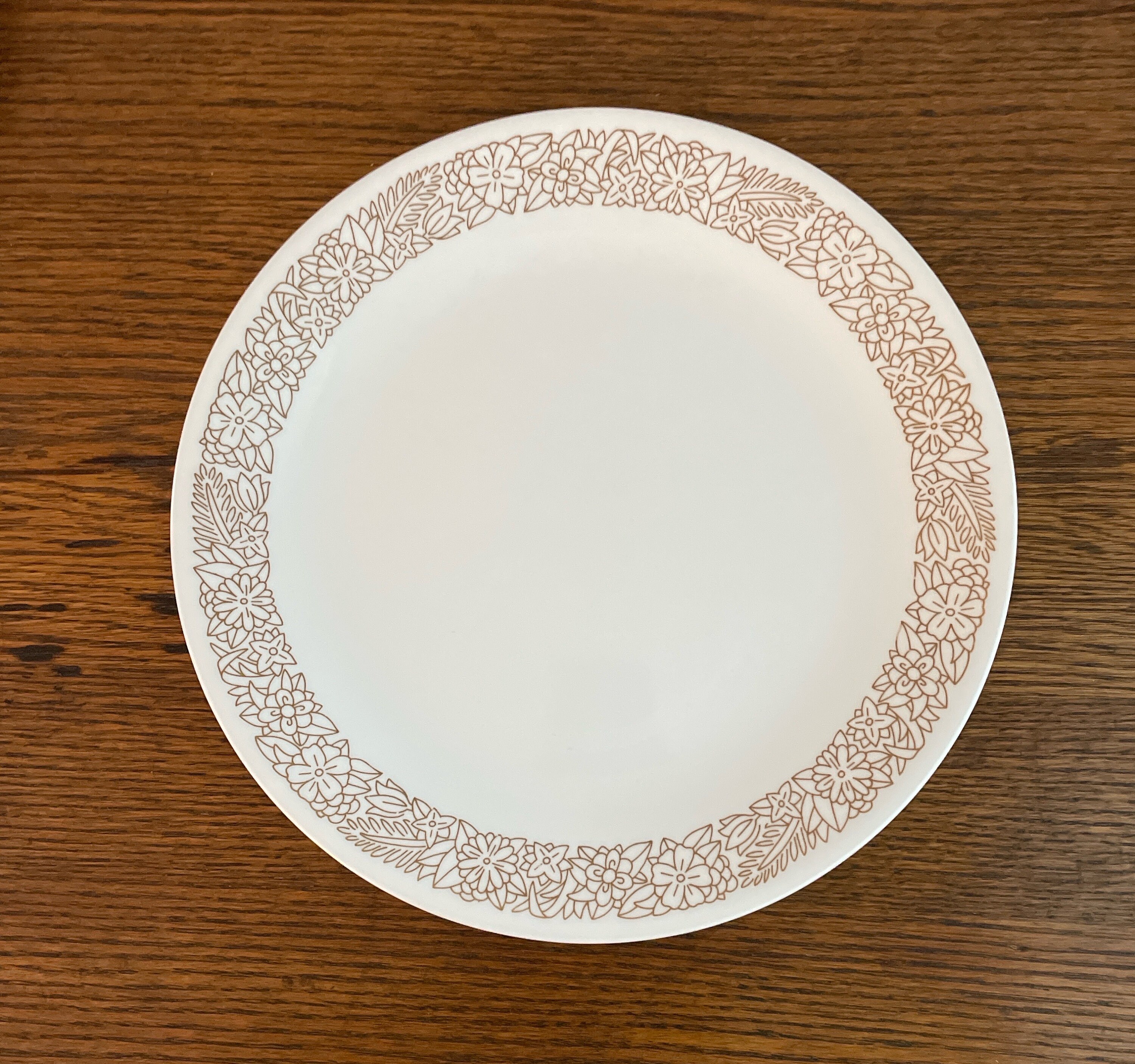 Corning Corelle Woodland Brown Dinner Plates, Soup/salad Bowls, Cups ...