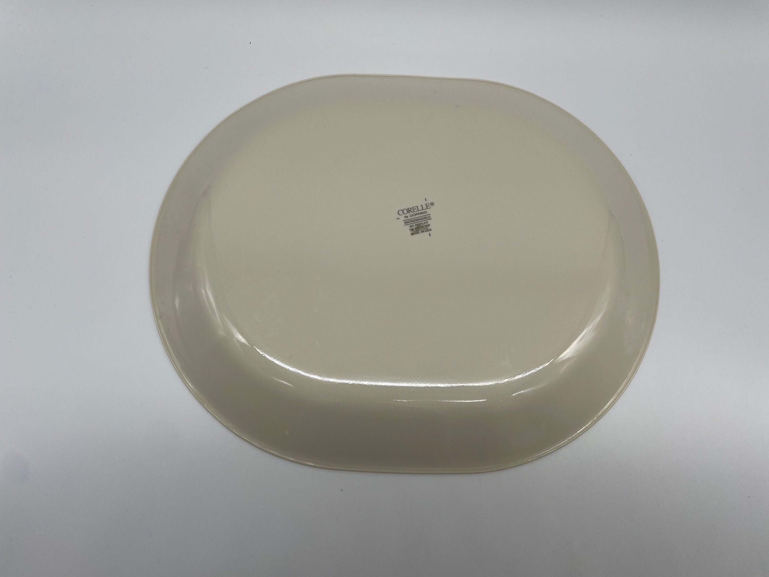 Corelle English Breakfast 12" Serving Platter Pink and Blue Flowers and ...