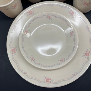 Corelle 12 Piece English Breakfast Dinnerware Set (4 Dinner Plates, 4 ...