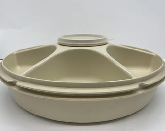 Vintage Tupperware Divided Party Serving Tray *your Choice of Color ...