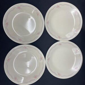 1990's Corelle English Breakfast (retired Pattern) 4 Bread and Butter ...