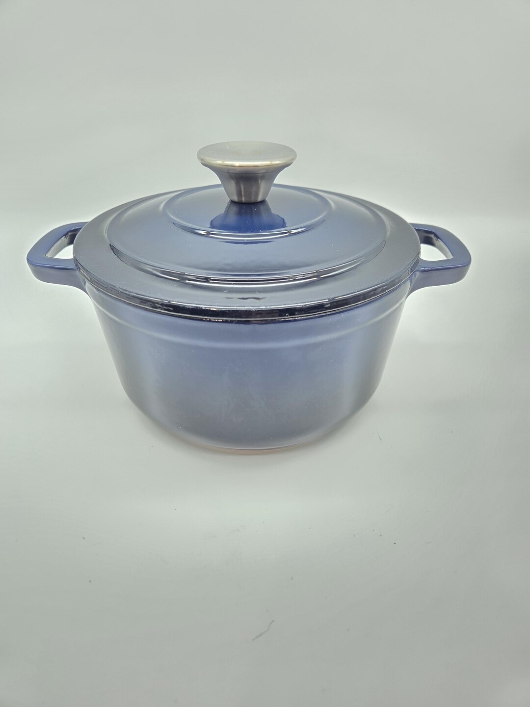 Crofton Navy Blue Dutch Oven Pot With Lid - Etsy