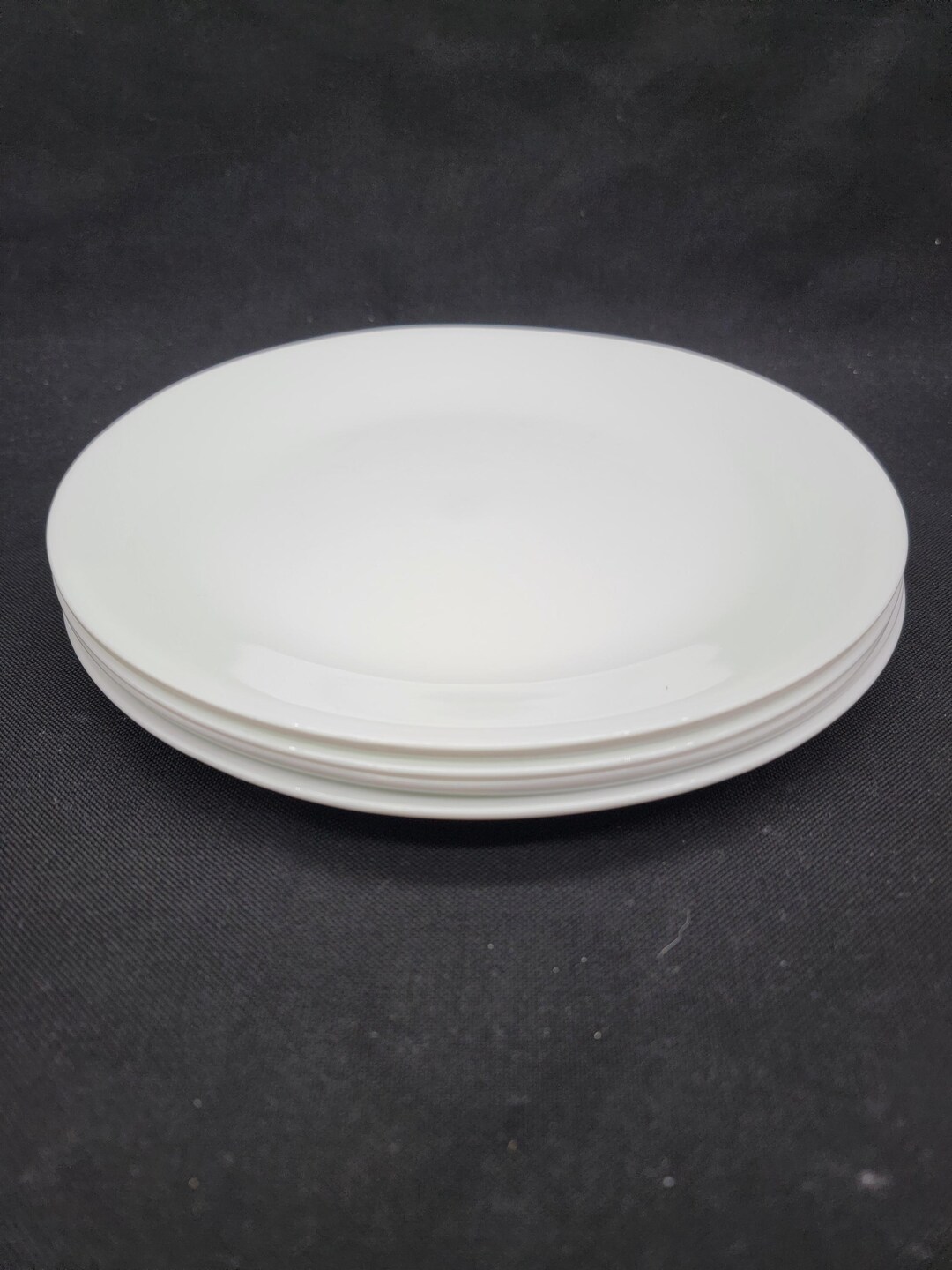 Plain White Corelle Dinner Plates, Set of 6 - Etsy