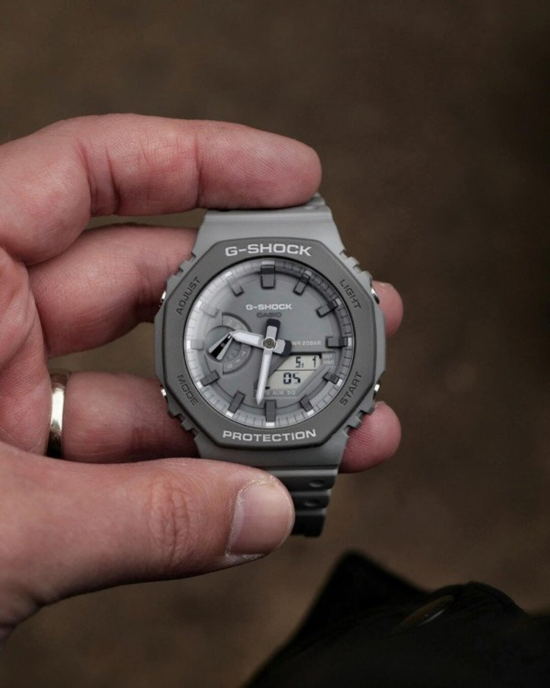 GA2110ET-2A Casioak AP Royal Oak Grey Custom Made Pepsi GMT G-shock ...