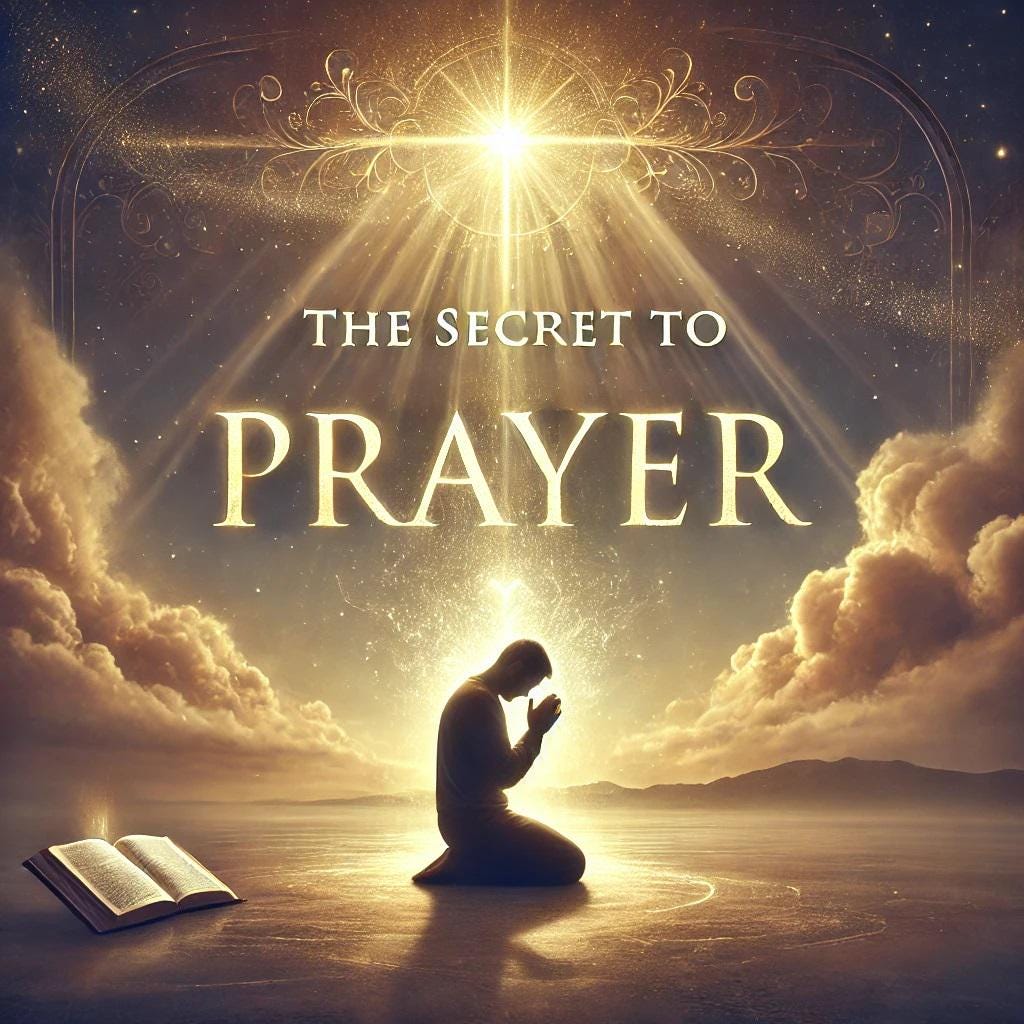The Secret to Prayer - Etsy