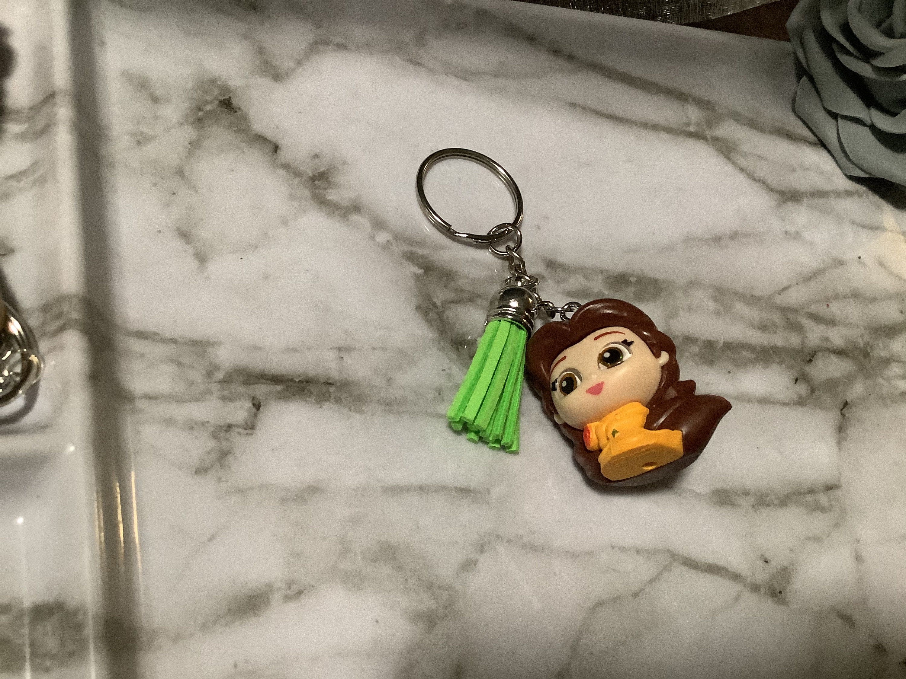 Doorable Beauty and the Beast Keychains - Etsy