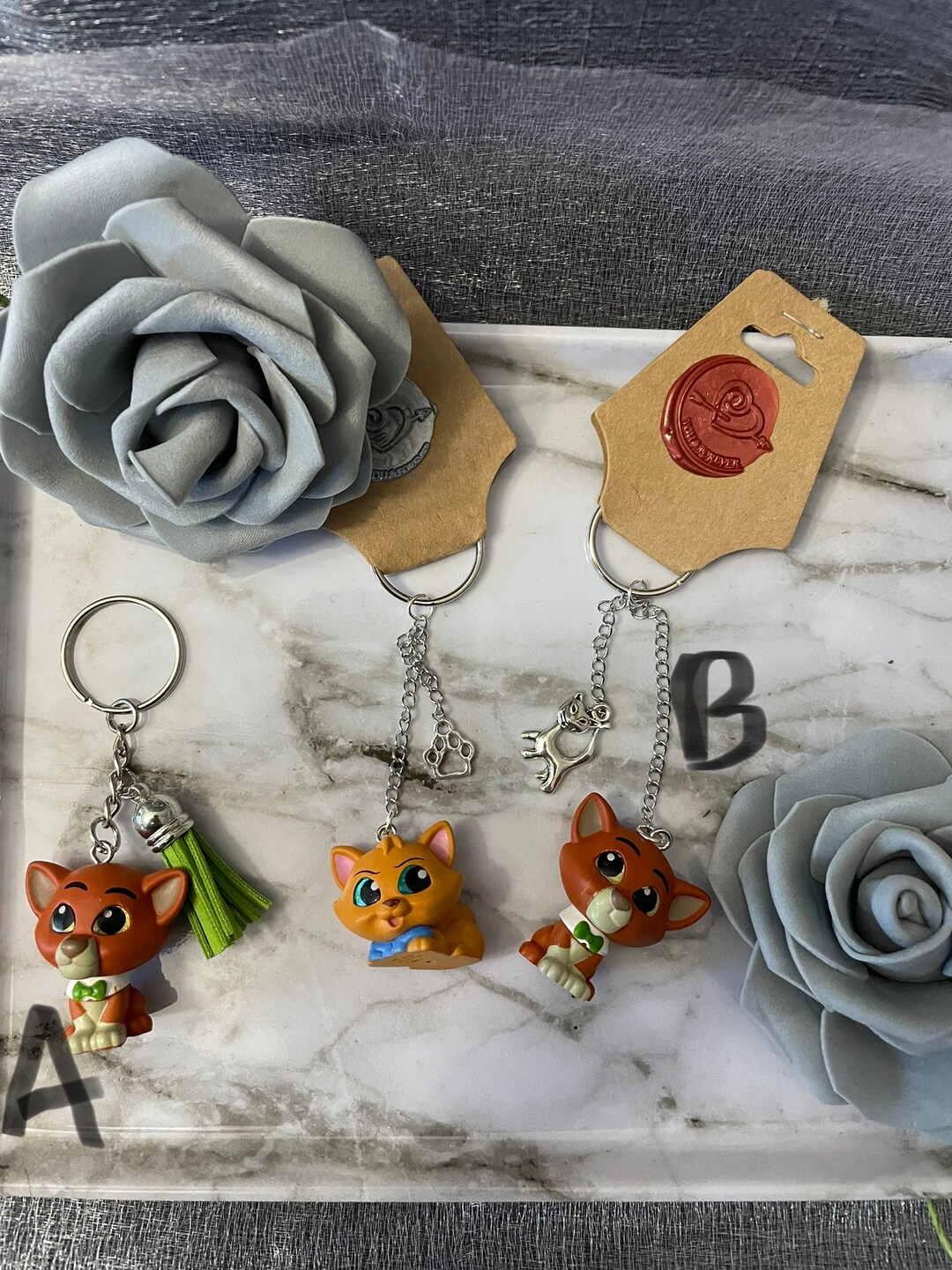 Doorable Aristocats Keychains - Etsy