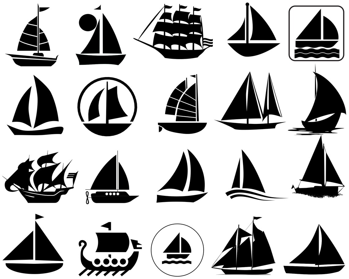 Sailboat Svg, Sailing Svg, Boat Svg, Sailboat Clipart, Sailboat ...